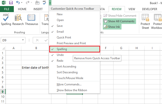 Spell Check In Excel Where Is It And How To Use It Sheetzoom Free 